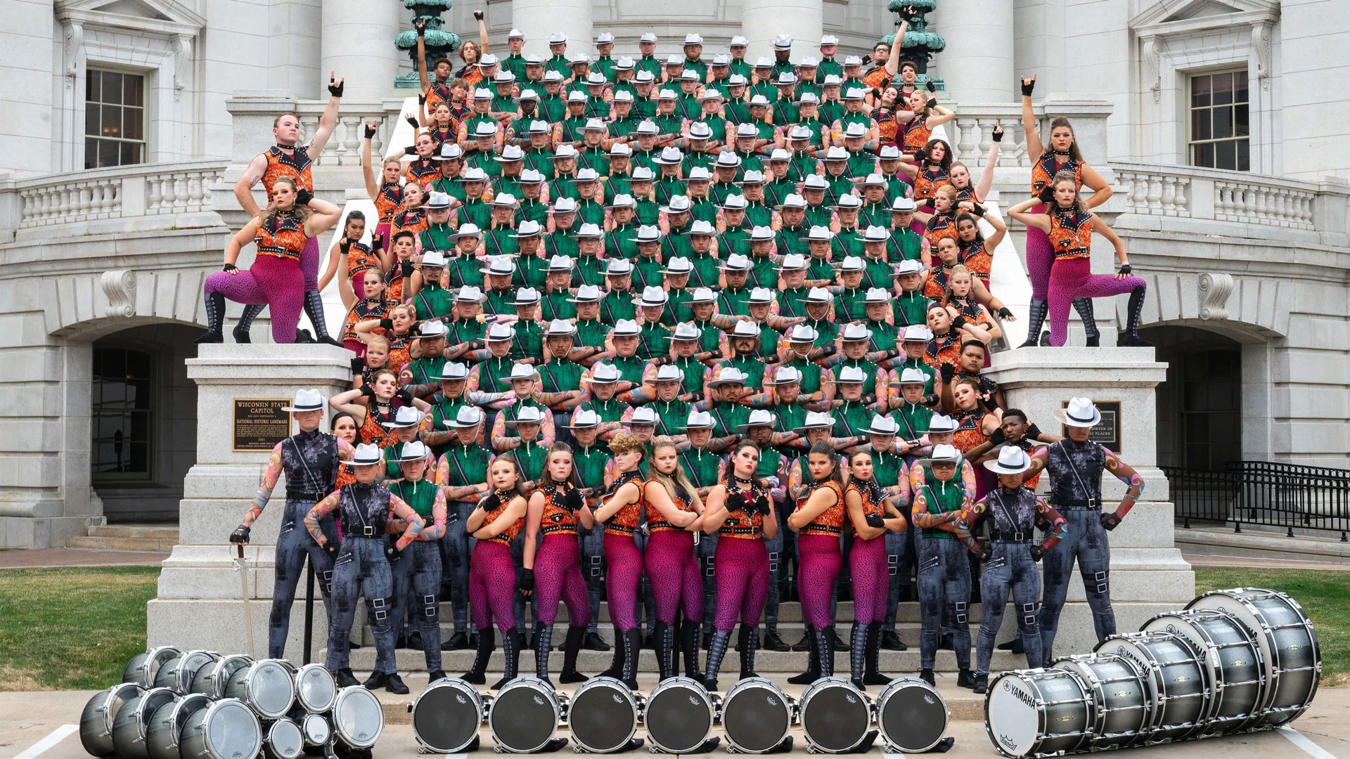 Madison Scouts make memories under capitol rotunda